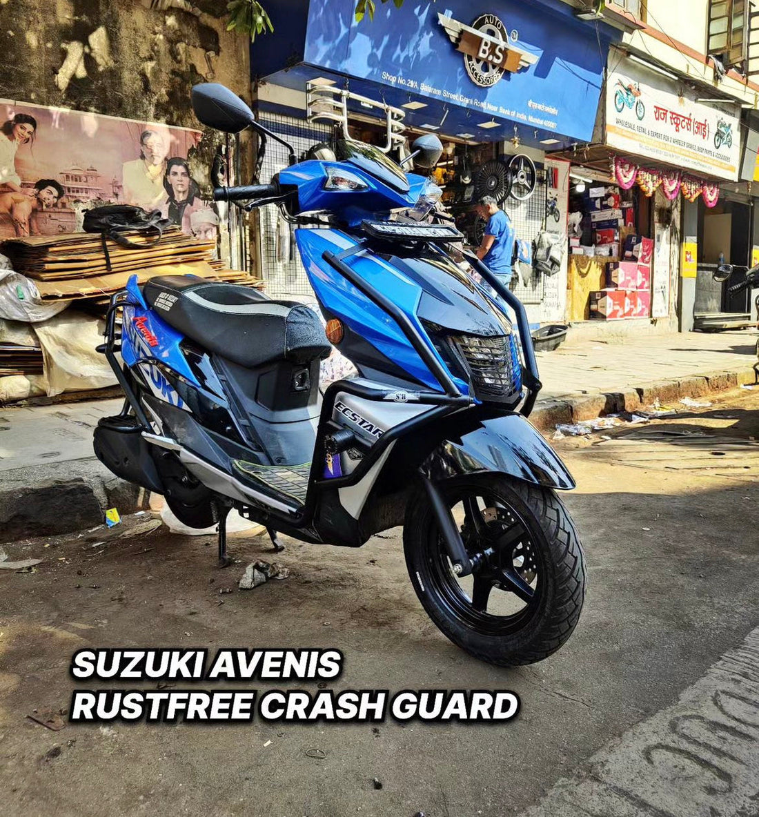 BS Suzuki Avenis 125 Crash Guard| Sparewick India