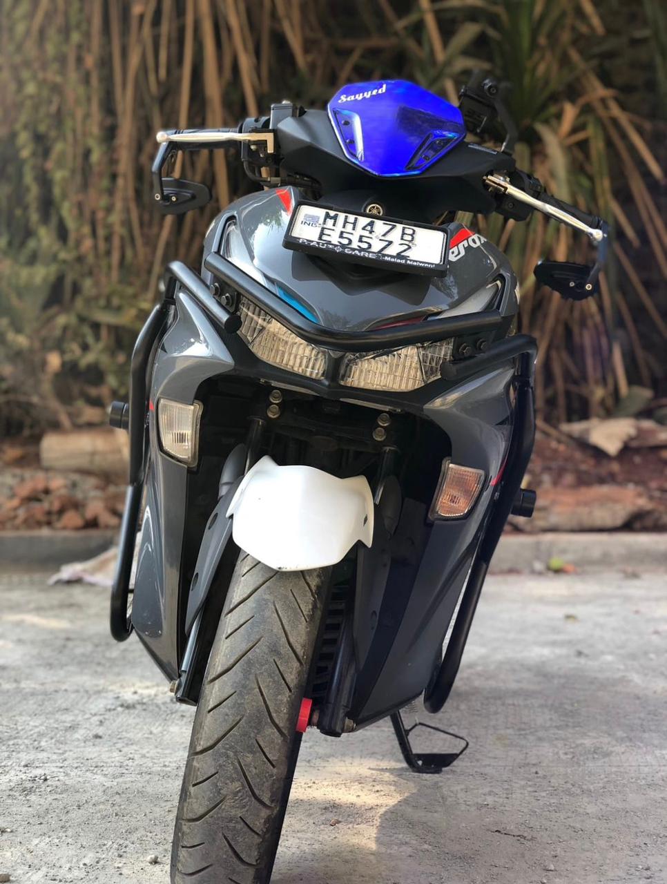 BS Yamaha Aerox Crash Guard/ Black| Sparewick India