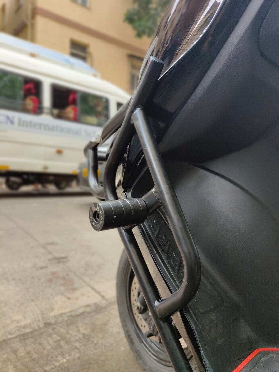 Introducing Suzuki Burgman Crash Guard (Front and Rear)/Black: The ...